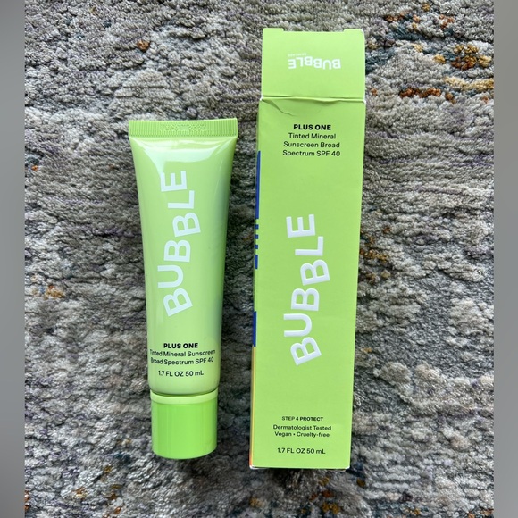 Bubble | Skincare | Bubble Plus One Tinted Mineral Sunscreen | Poshmark